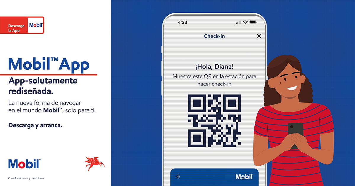 Descarga la Mobil App | La app de servicios de Mobil México
