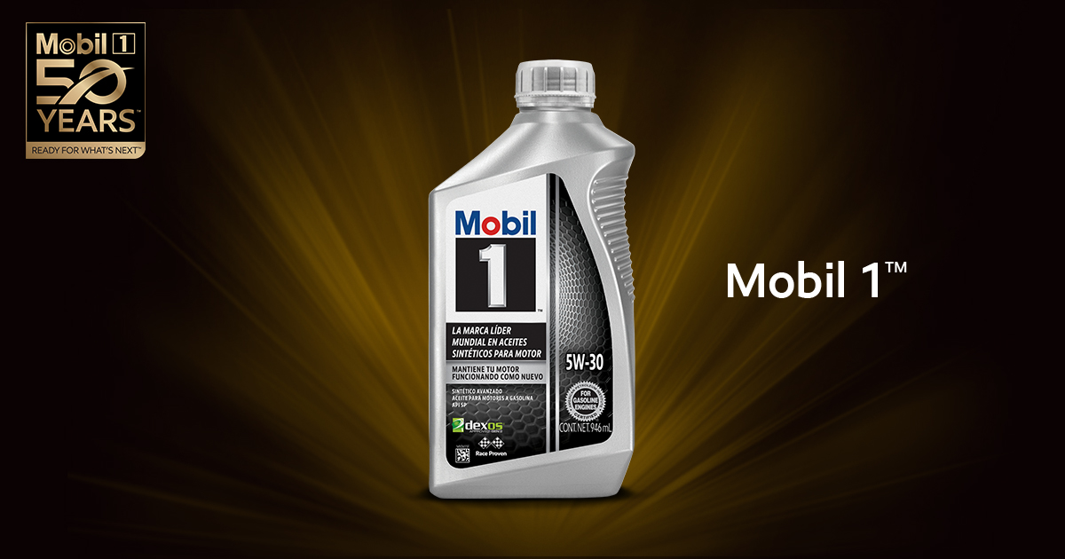 ¡Celebra junto a Mobil 1 sus 50 años! | Mobil México